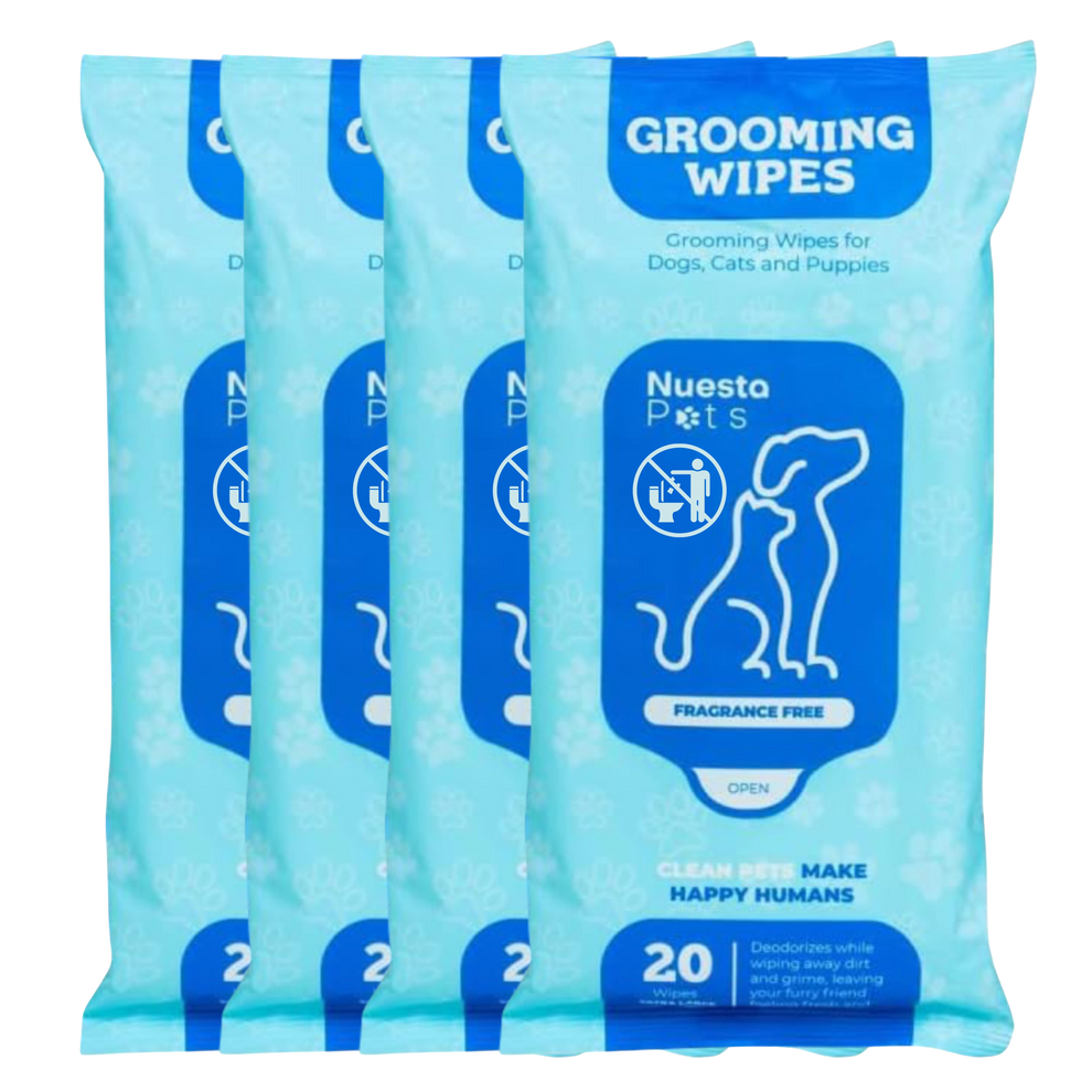 Hypoallergenic Pet Wipes - On the Go 2 Pack | Nuesta Pets