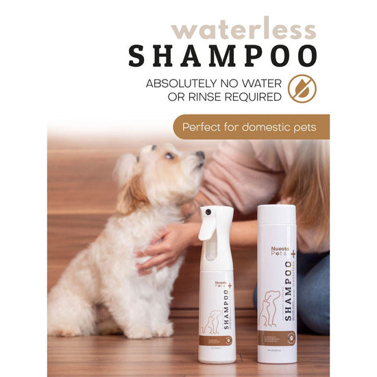 Unscented Waterless Spray-On Pet Shampoo | Nuesta Pets